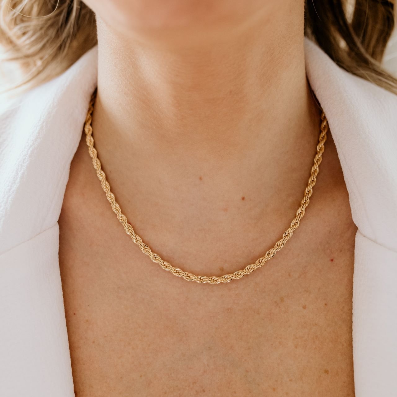 Colar Cordão Baiano Banhado a Ouro 18k | Anexa Store Jóias