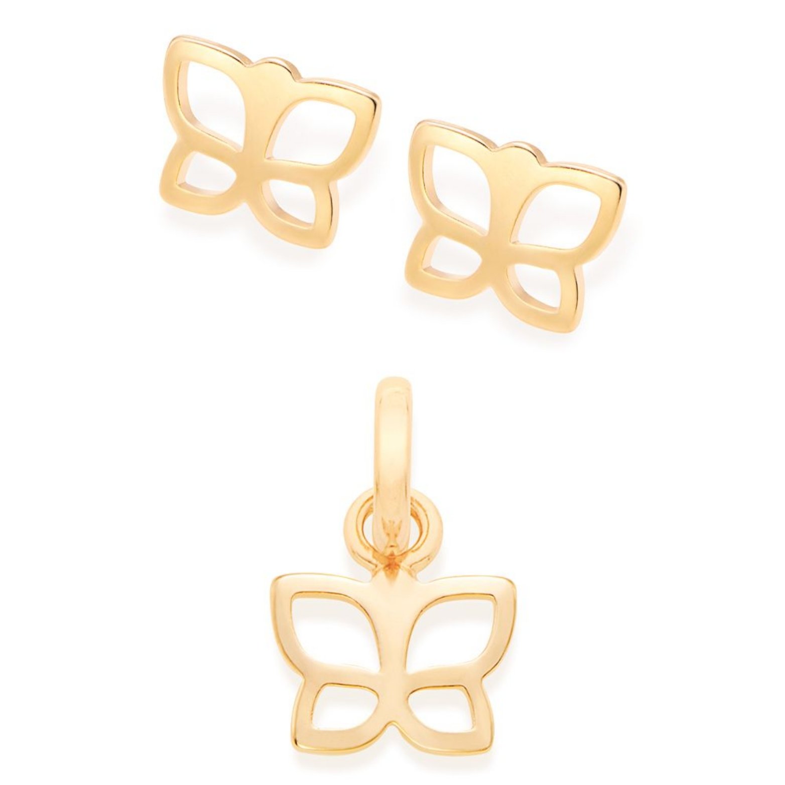 Conjunto Borboleta Rommanel | Cris Trindade Jóias