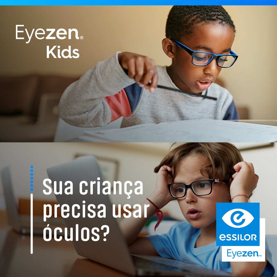 Lente Digital Eyezen Kids Airwear Crizal Easy Pro | Univisão Ótica