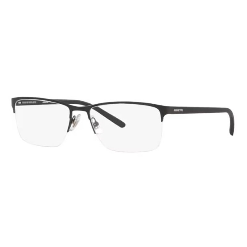 Óculos de Grau Masculino Arnette AN6130L Metal Preto Fosco | Univisão Ótica