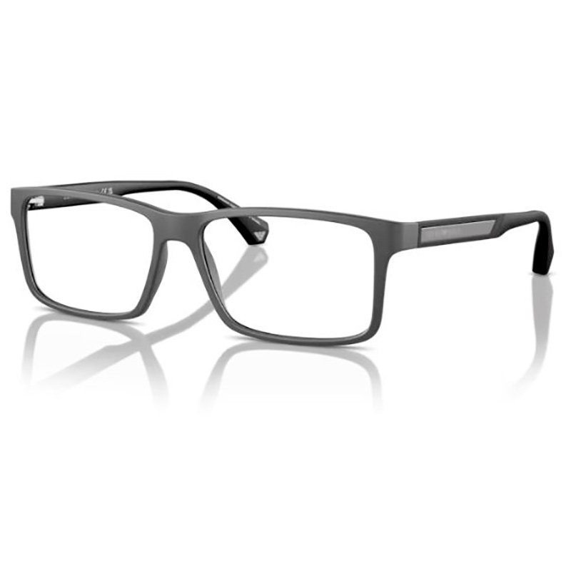 Óculos de Grau Empório Armani EA3038 Cinza Fosco Tamanho 56 | Univisão ...