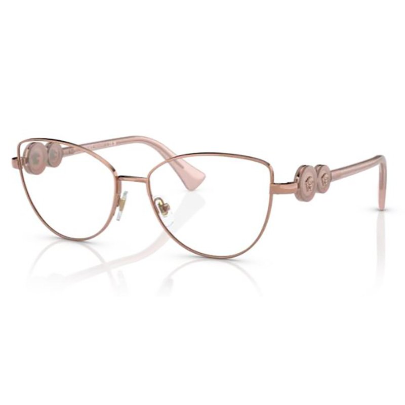 Óculos de Grau Versace VE1284 Gatinho Dourado Rose Feminino | Ótica ... Óculos de Grau Versace VE1284 Gatinho Dourado Rose Feminino | Ótica ...