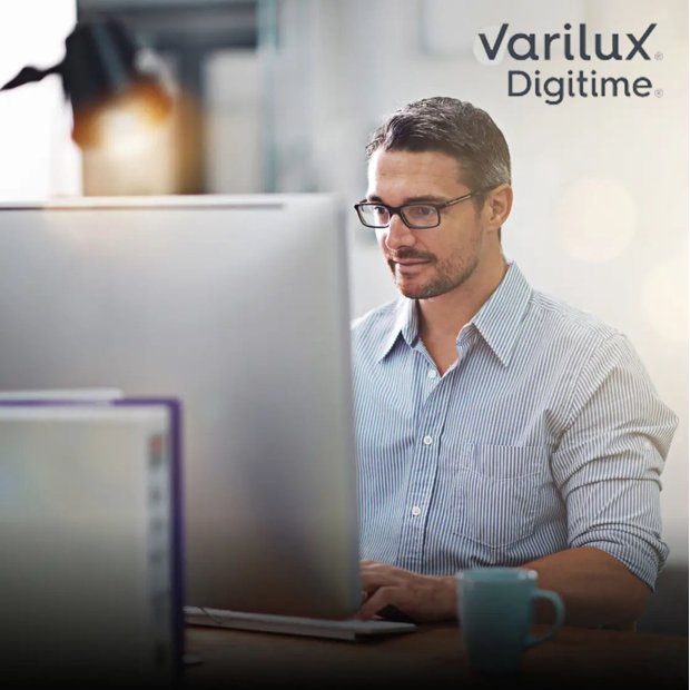 Lente Ocupacional Varilux Digitime Mid Crizal Sapphire Premium CR39 ...