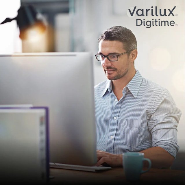 Lente Ocupacional Varilux Digitime Mid Crizal Sapphire Premium CR39 ...