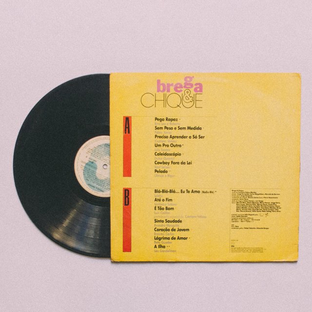 LP Vinil Trilha Sonora Novela "Brega & Chique" (Nacional/ 1987) | Plant Discos