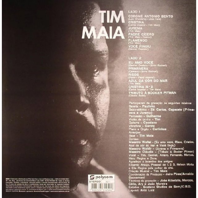 LP Vinil Tim Maia - 1970 (Série Clássicos em Vinil - Polysom - Novo ...