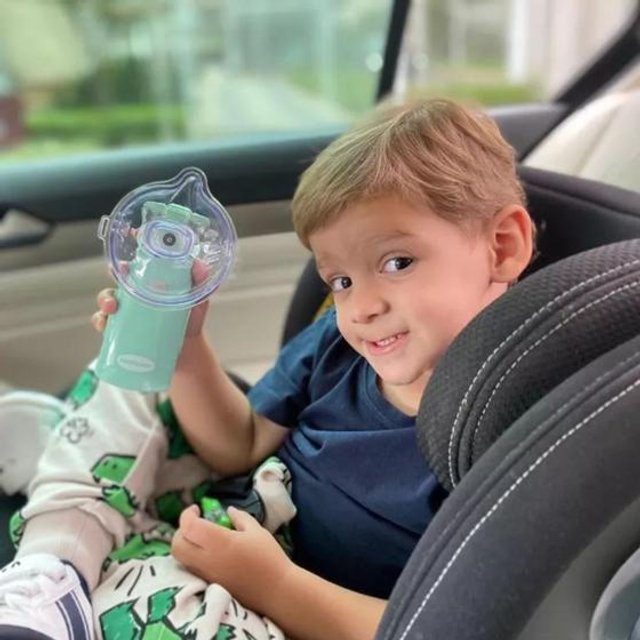 INALADOR AIR MESH COLORS BABY VERDE CBAT E FONTE MEDICATE | Pitoco Store