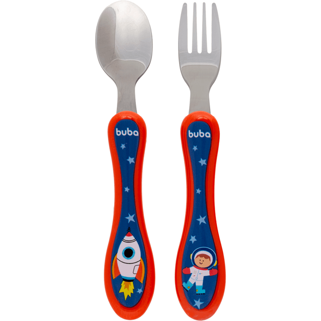 KIT TALHERES AVENTURAS ASTRONAUTA | Pitoco Store Ltda