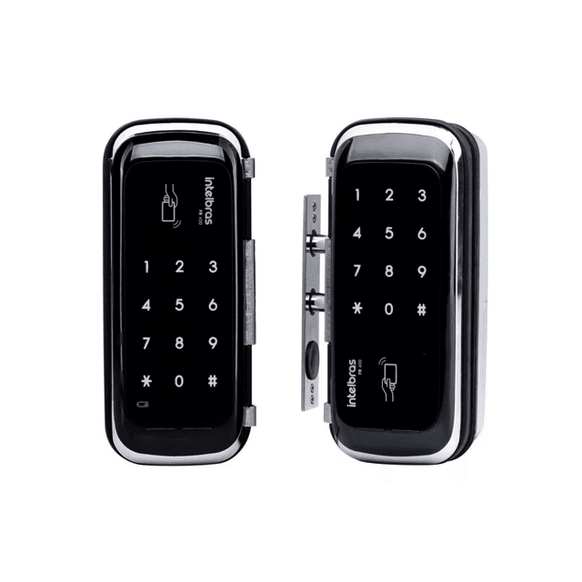 FECHADURA DIGITAL INTELBRAS VIDRO FR400 | Casa do Telecom