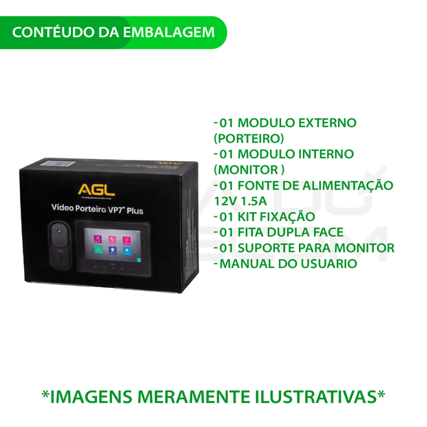 VIDEO PORTEIRO VP7 PLUS | Casa do Telecom