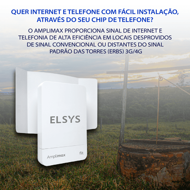 KIT INTERNET RURAL 4G | Casa do Telecom