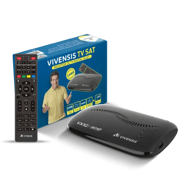 Receptor de TVRO Vivensis VX10 Plus | Casa do Telecom