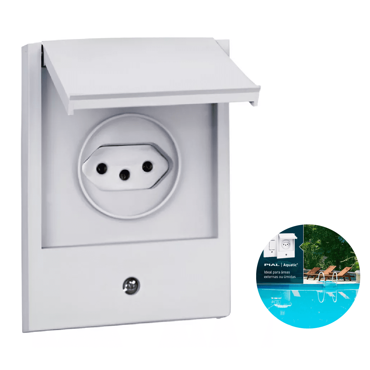 TOMADA AQUATIC 20A PIAL - LEGRAND - COD 064219 | Casa do Telecom