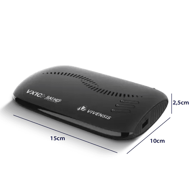 Receptor de TVRO Vivensis VX10 Plus | Casa do Telecom