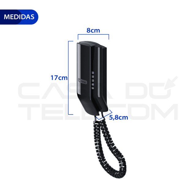 TERMINAL DEDICADO INTEL TDMI 300 COR PRETO | Casa do Telecom