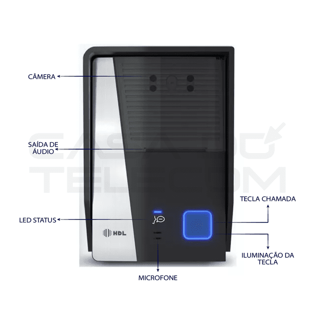 PORT ELET C/ VIDEO HDL/VIDEO CONNECT - 7 TS WIFI BRANCO | Casa do Telecom