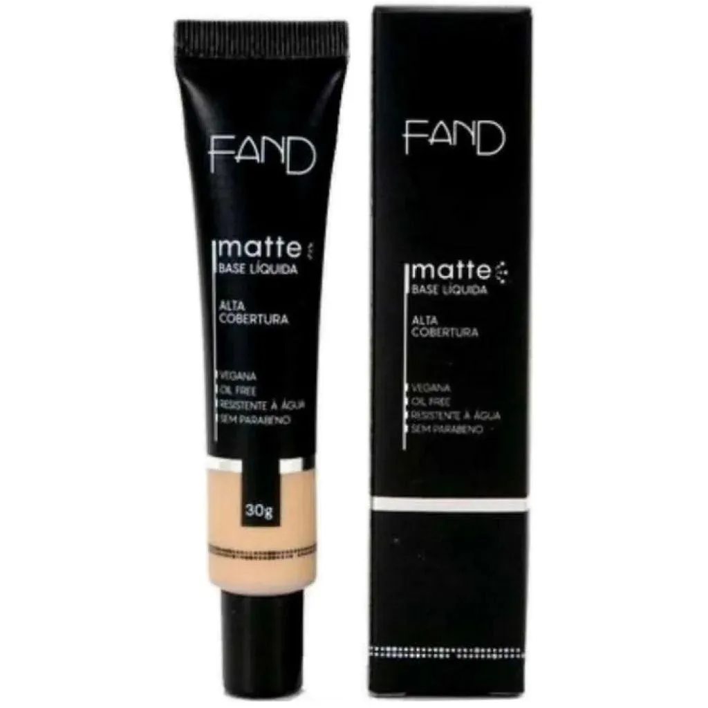 Fand Base Líquida Matte Cosmmetica