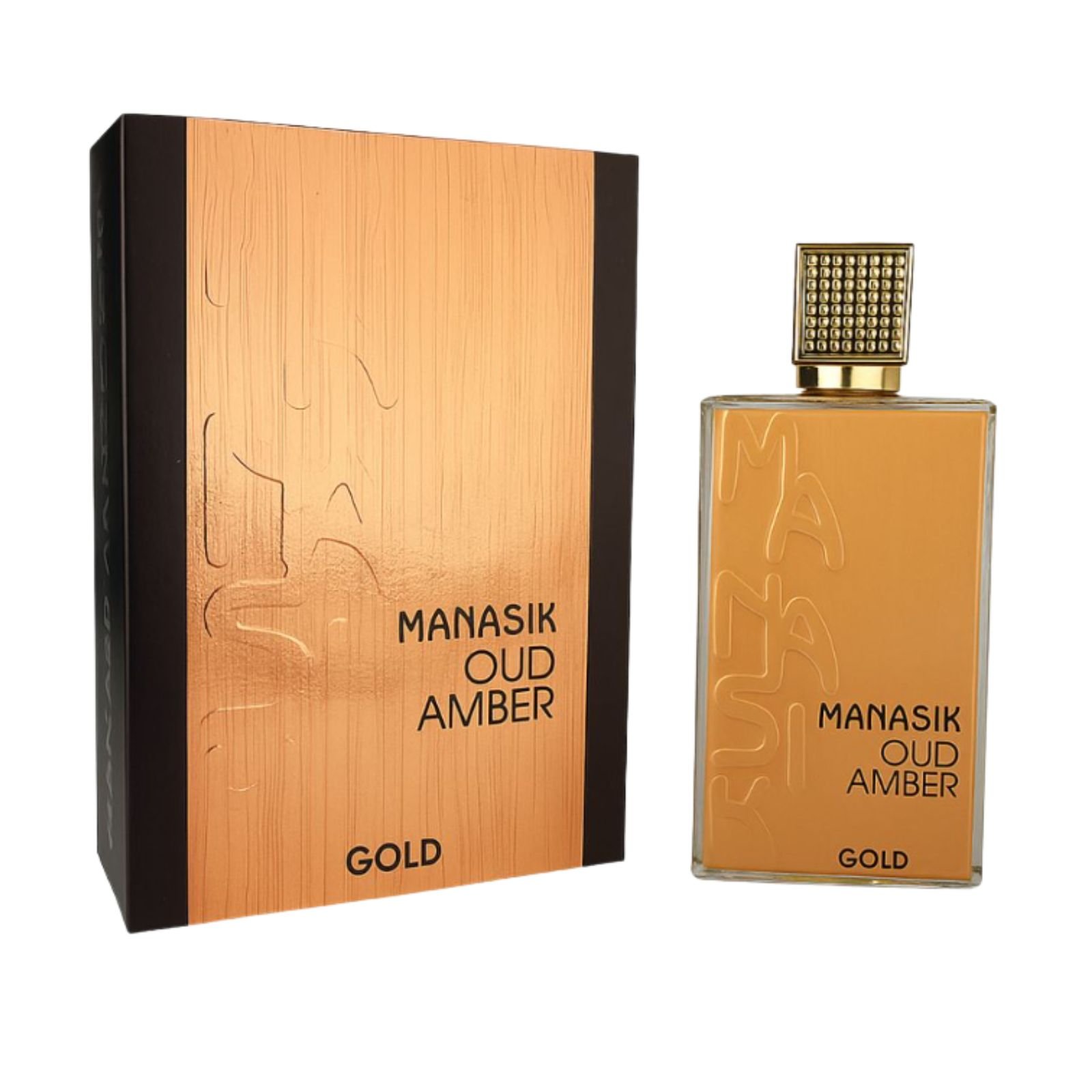 Manasik Perfume Oud Amber Gold EDP 100ml - Masculino | COSMMETICA