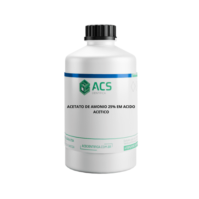 ACETATO DE AMONIO 25% EM ACIDO ACETICO | Reagentes Químicos | Produtos ...