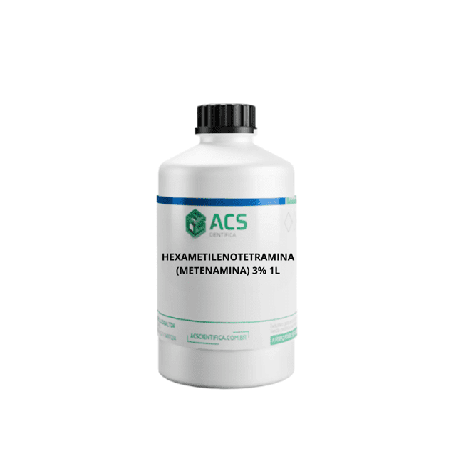 HEXAMETILENOTETRAMINA (METENAMINA) 3% 1L | Reagentes Químicos ...