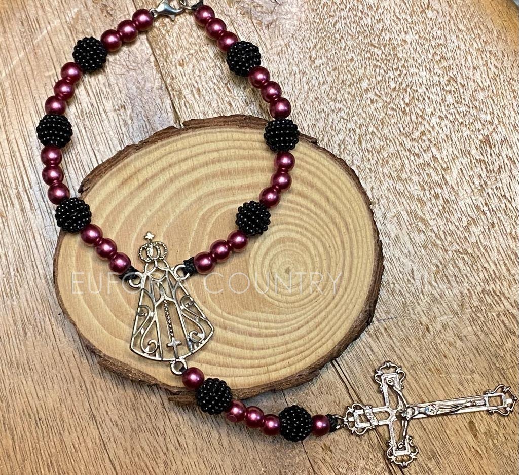 EC1629 - MINI TERÇO - BORDÔ | Euforia Country