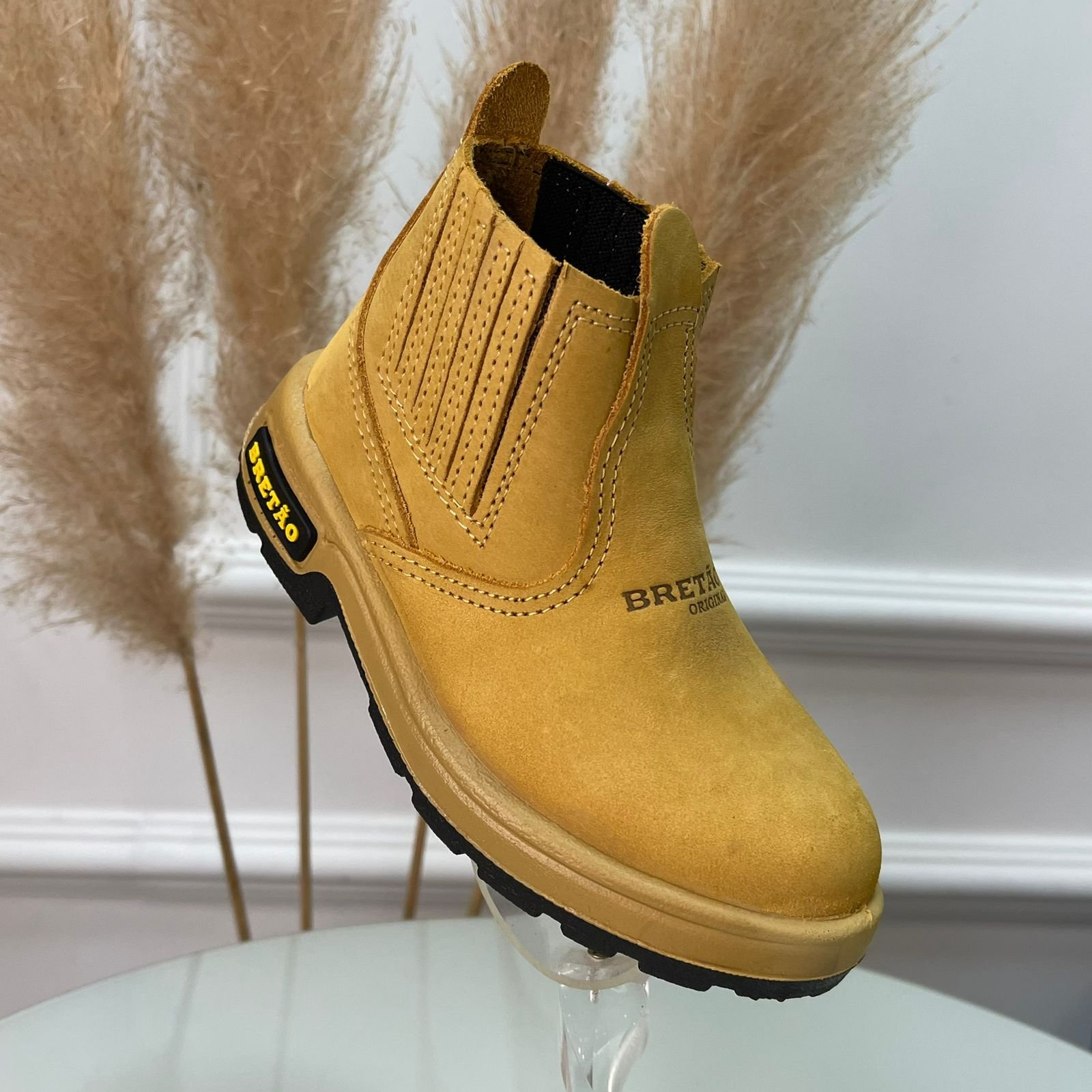 EC660 - BOTINA BRETÃO INFANTIL - COR MILHO | Euforia Country