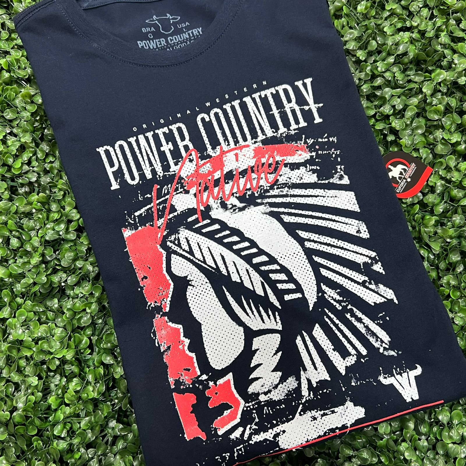 EC817 - CAMISA MASCULINA - POWER COUNTRY | Euforia Country
