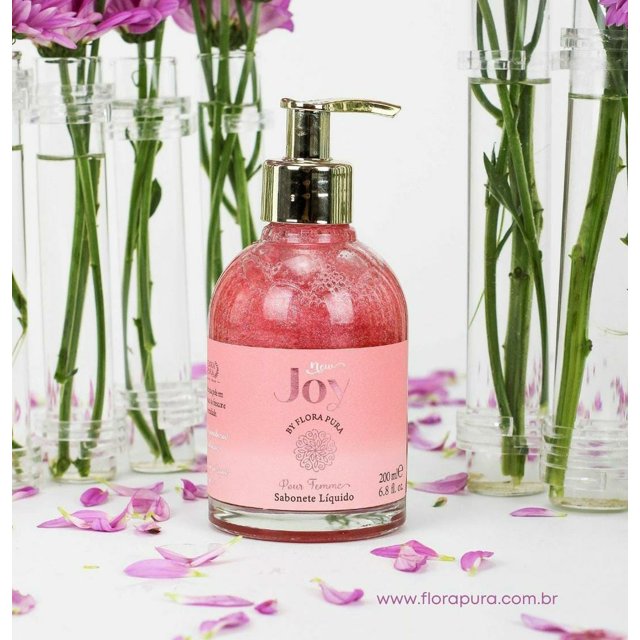 SABONETE NEW JOY 200ML | FLORA PURA | DISTRIBUIDORA FLORA PURA