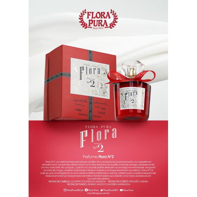 PERFUME FLORA 2 100ML | FLORA PURA | DISTRIBUIDORA FLORA PURA