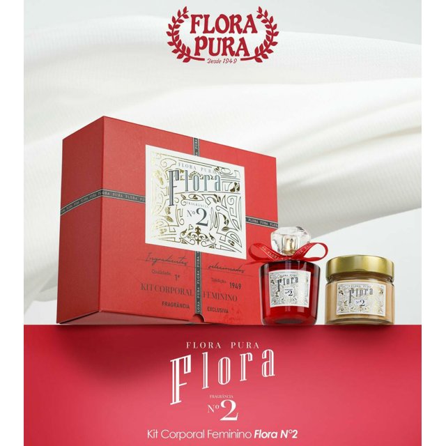 KIT CORPORAL FEMININO FLORA 2 | FLORA PURA | DISTRIBUIDORA FLORA PURA