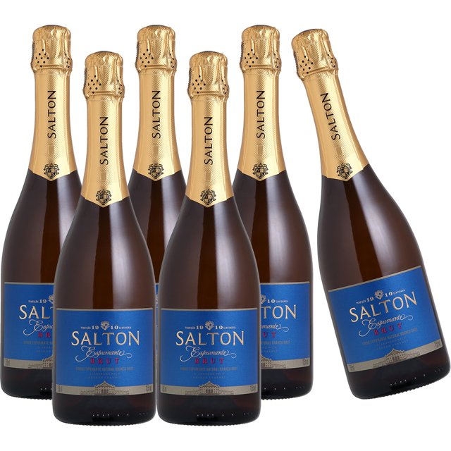 Espumante Salton Brut Branco Kit 6 Und 750 ml | Odre Wine