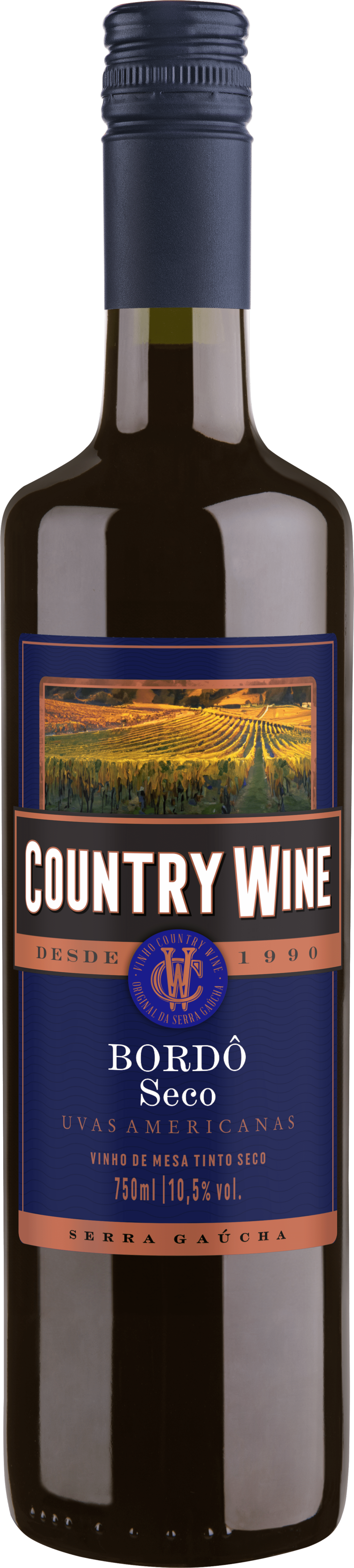 Vinho Bordô Seco Country Wine Aurora 750 ml | Odre Wine
