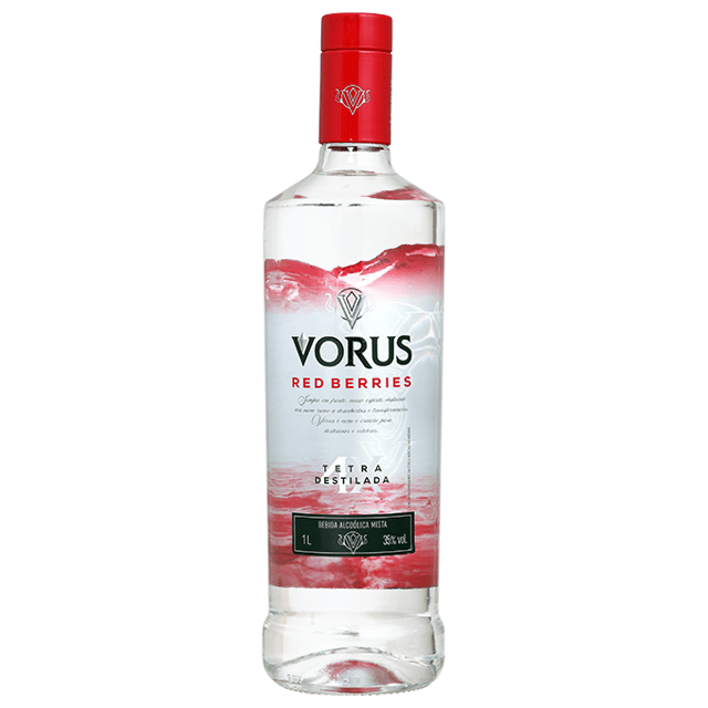 Kit 6 Vodka Vorus Red Berries Salton 1L | Odre Wine