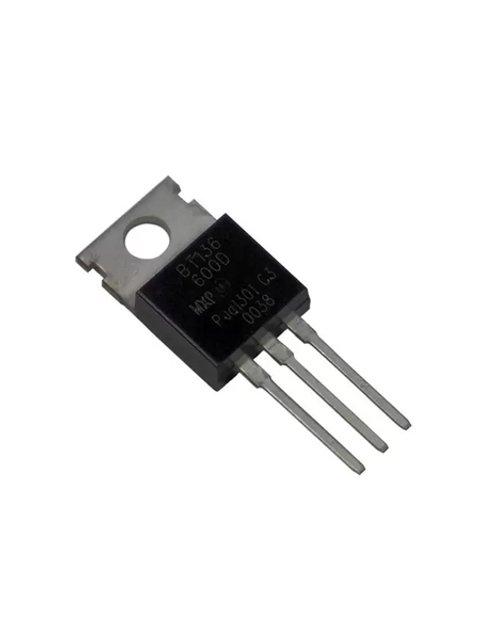TRIAC BT136/600D TO-220 | Erkatron Comercial Eletrônica