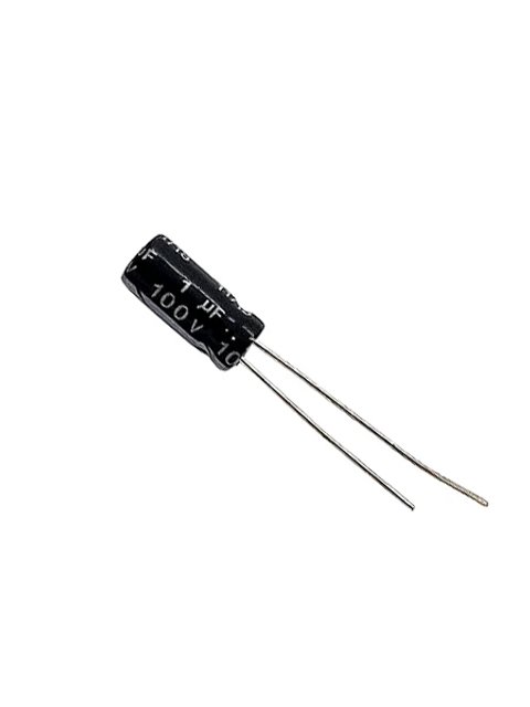 CAPACITOR ELCO 1UF / 100V RD 5X11 105º | Erkatron Comercial Eletrônica