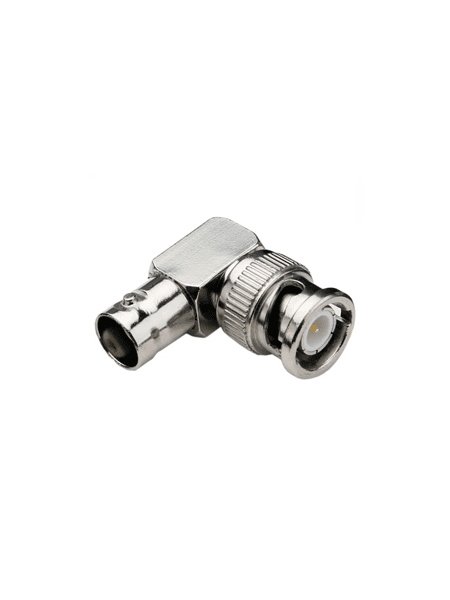 CONECTOR ANGULAR 90° BNC FEMEA X BNC MACHO | Erkatron Comercial Eletrônica