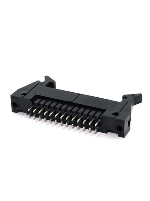CONECTOR HEADER 26 VIAS MACHO 180º COM EJETOR | Erkatron Comercial ...