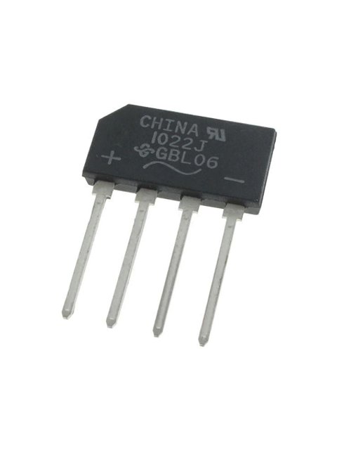 PONTE RETIFICADORA GBL06 4A 600V | Erkatron Comercial Eletrônica