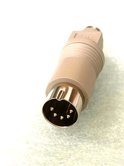 PLUG DIN 5 PINOS MACHO BEGE | Erkatron Comercial Eletrônica