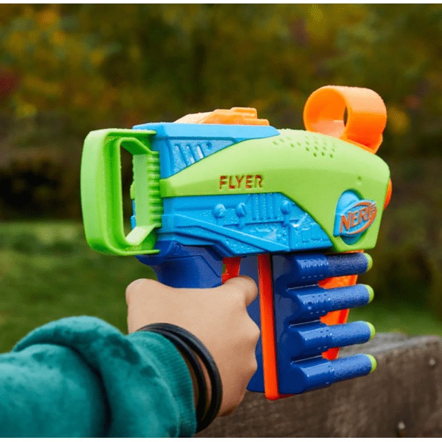 Lançador Nerf Elite Jr. Flyer - Hasbro | Casa Spnola