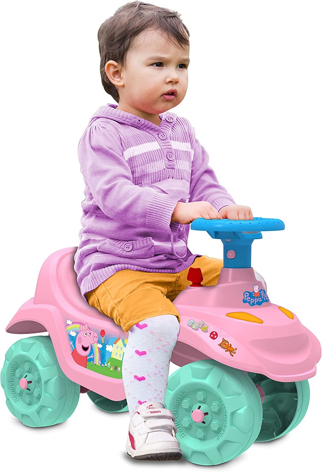 Passo a Passo Peppa Pig (Rosa) - Bandeirante | Casa Spnola