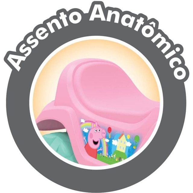 Passo a Passo Peppa Pig (Rosa) - Bandeirante | Casa Spnola