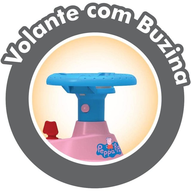 Passo a Passo Peppa Pig (Rosa) - Bandeirante | Casa Spnola