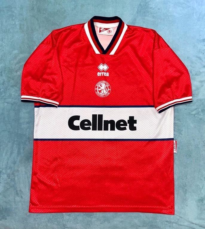 Camisa do Middlesbrough 1997/98 - Home | Mania de Camisa & Futebol
