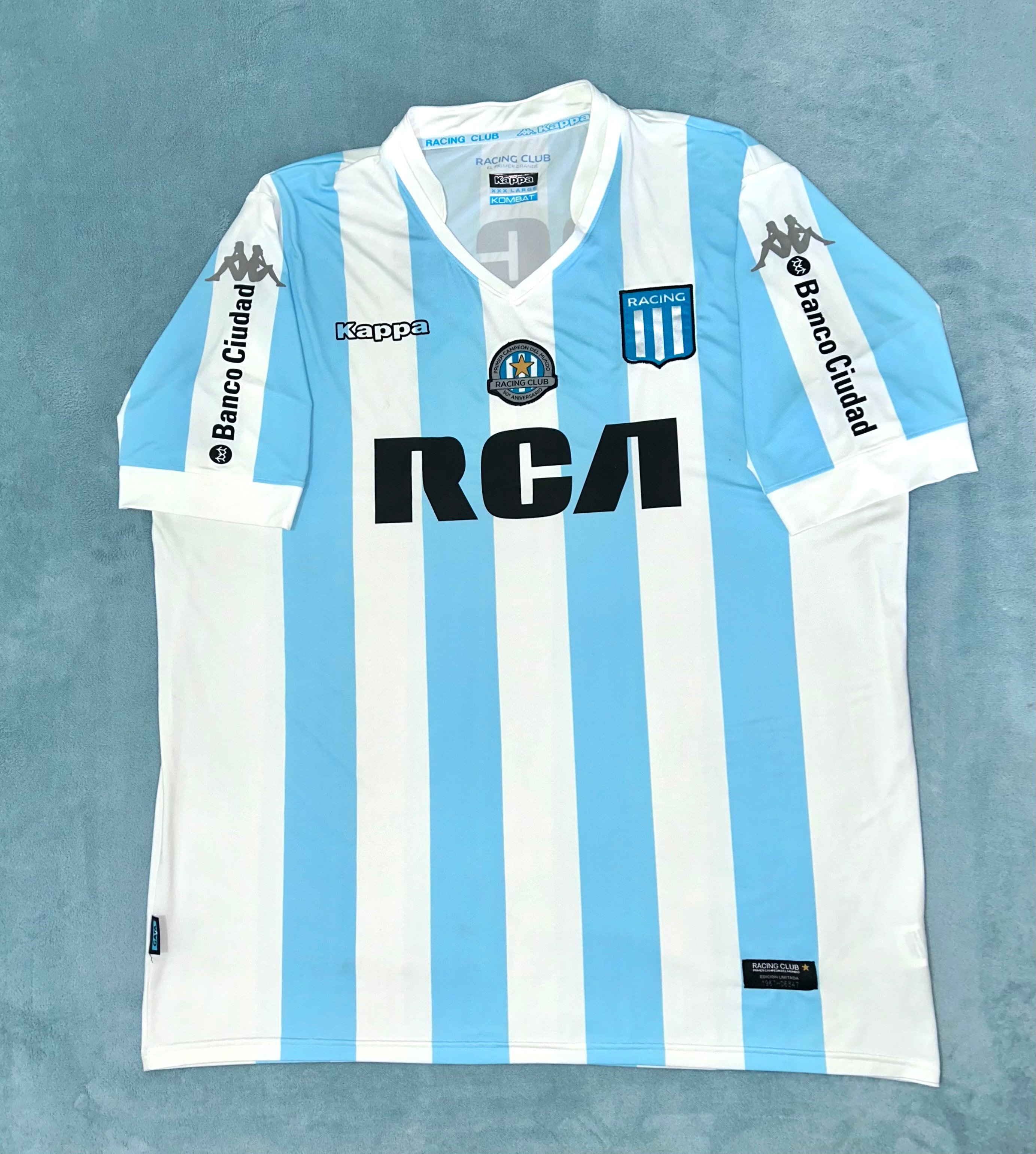 Camisa do Racing 2017- Especial 50 anos de 1º Campeão do Mundo | Mania ...