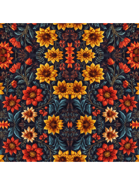 Tecido Tricoline Peripan Bahamas Florais Fundo Marrom - 0,50 x 1,5m ...