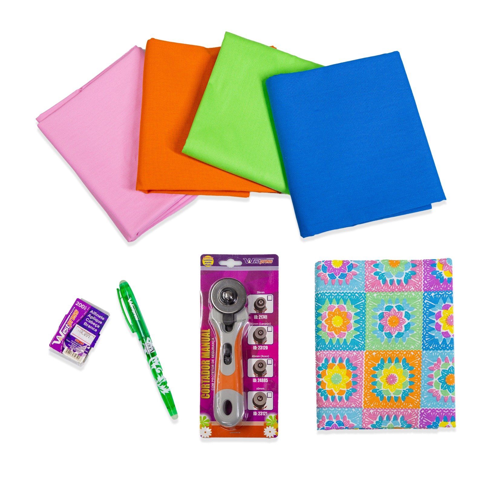 Kit Costura Criativa Color Vitrine Do Artesanato