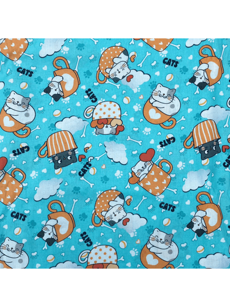 Tecido Tricoline Peripan Bahamas Digital 1,0 x 1,5m - Cats | Vitrine do ...