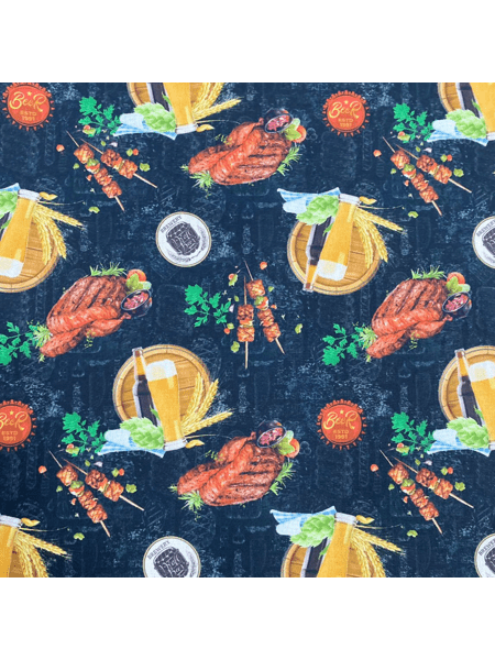 Tecido Tricoline Peripan Barrado Digital 0,50x1,5m - Girassol | Vitrine ...