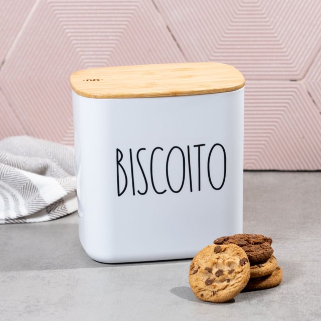 POTE HERMÉTICO WHITE E BAMBU | 103 store